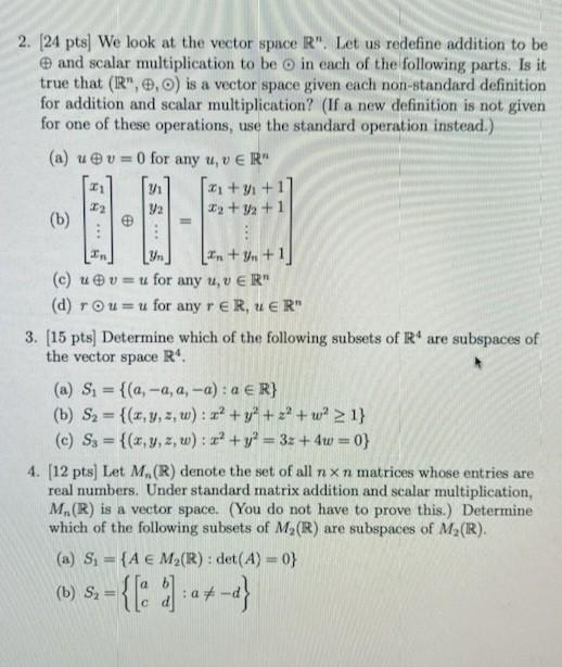 Solved This is MATH 632 A Transition to Graduate Level | Chegg.com