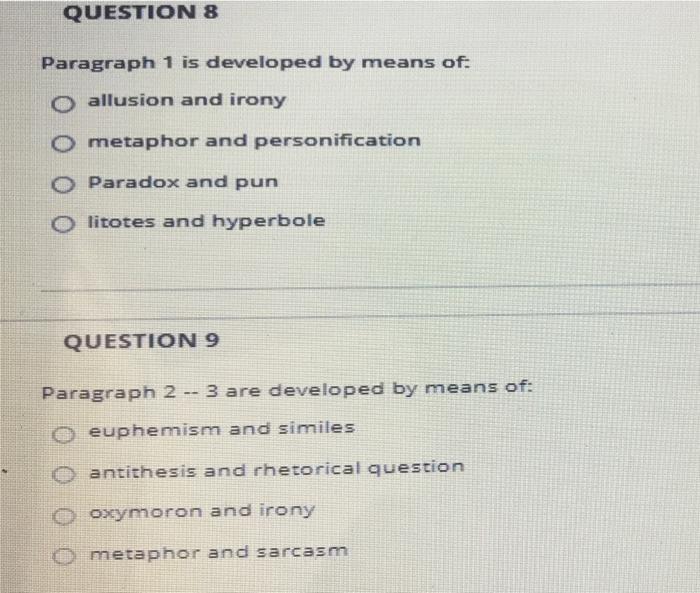 Solved Read the passage carefully and answer all the | Chegg.com