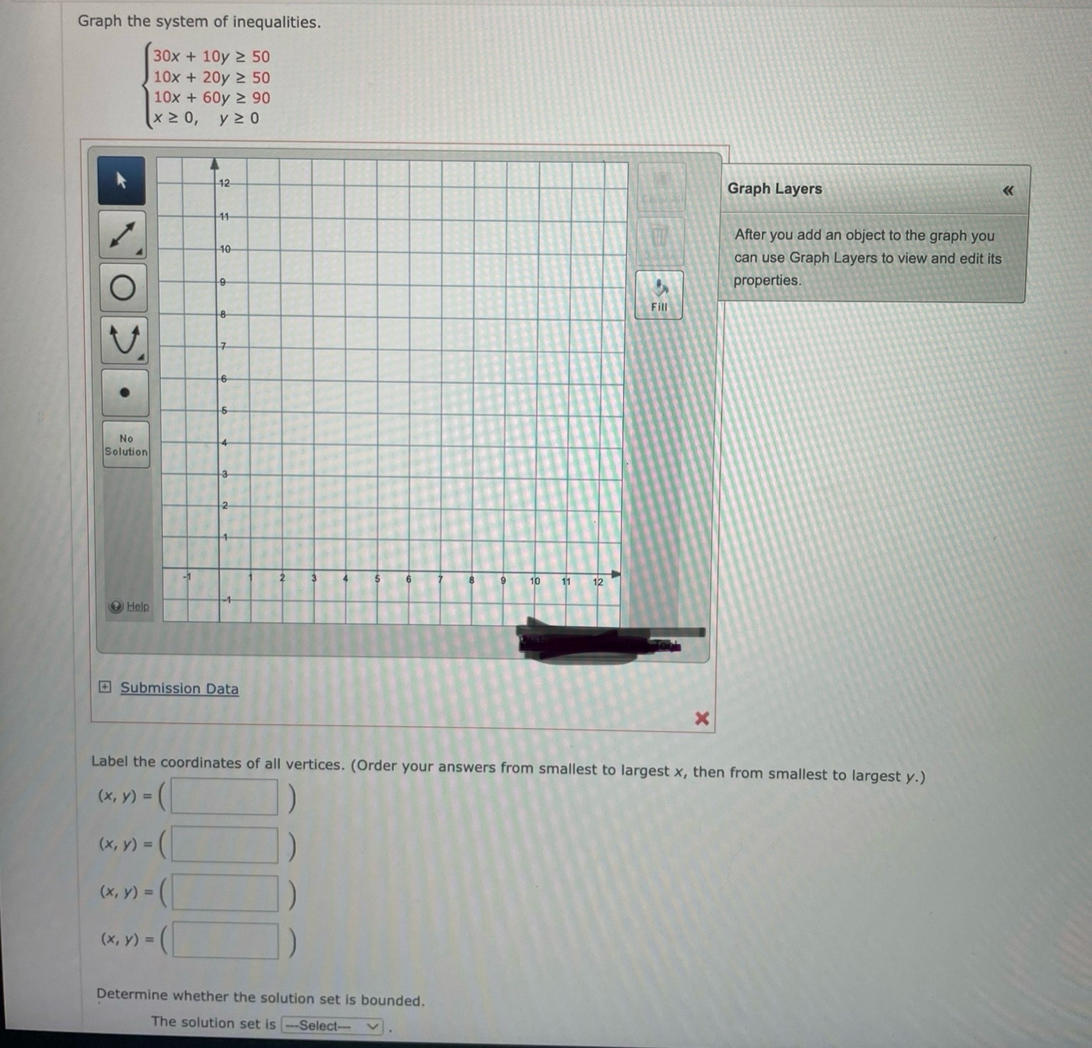Graph the system of | Chegg.com