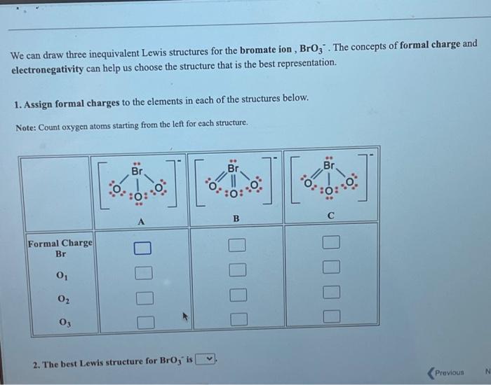 Solved We can draw three inequivalent Lewis structures for | Chegg.com
