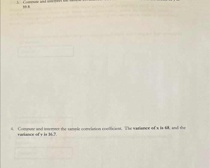Solved Part 1: Covariance \& Correlation The table shows | Chegg.com
