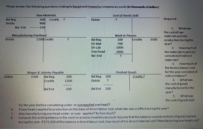 Solved Please answer the following questions relating to | Chegg.com