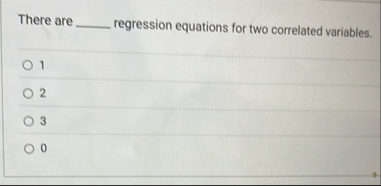 Solved There are q, ﻿regression equations for two correlated | Chegg.com