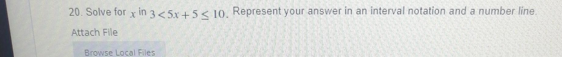 Solved 20. Solve for x in 3