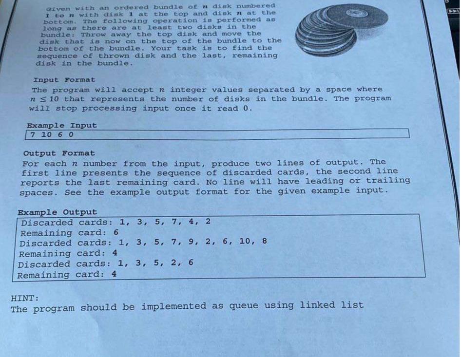 Solved Write a cpp program. Given with an oxdexed bundie of | Chegg.com