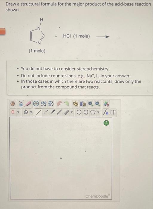 Solved Draw a structural formula for the major product of | Chegg.com