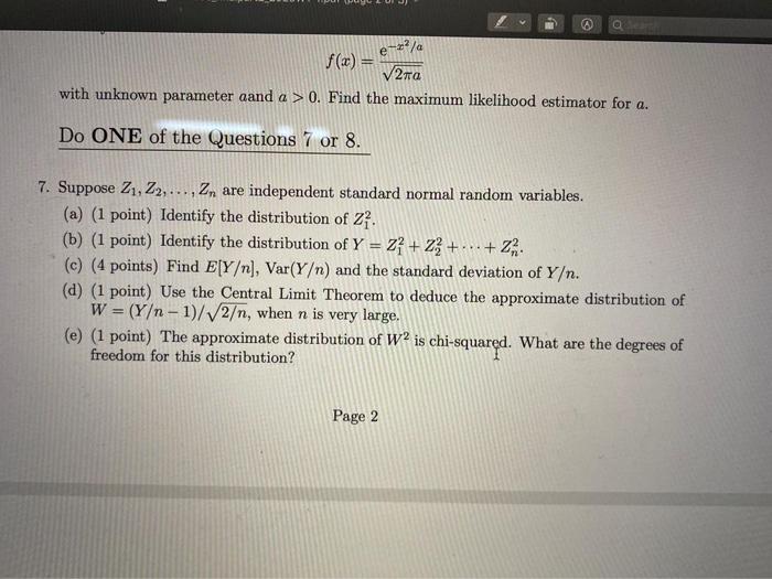 Solved 4. Recall that a t random variable on v degrees of | Chegg.com
