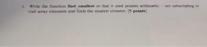Solved not subscripting 10 5. Write the function | Chegg.com