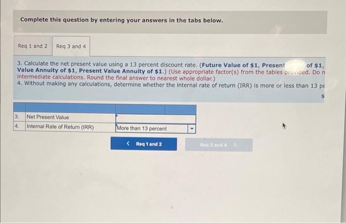 Solved E11-3 (Algo) Calculating Net Present Value, Internal | Chegg.com