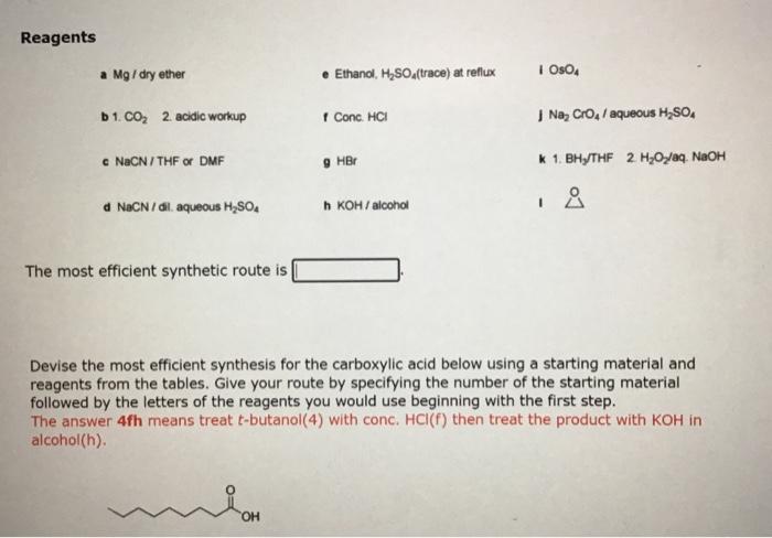 Solved Devise the most efficient synthesis for the | Chegg.com