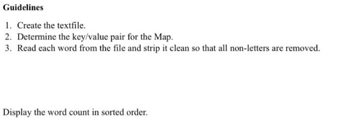 Solved Using the Map and HashMap classes, write a program | Chegg.com
