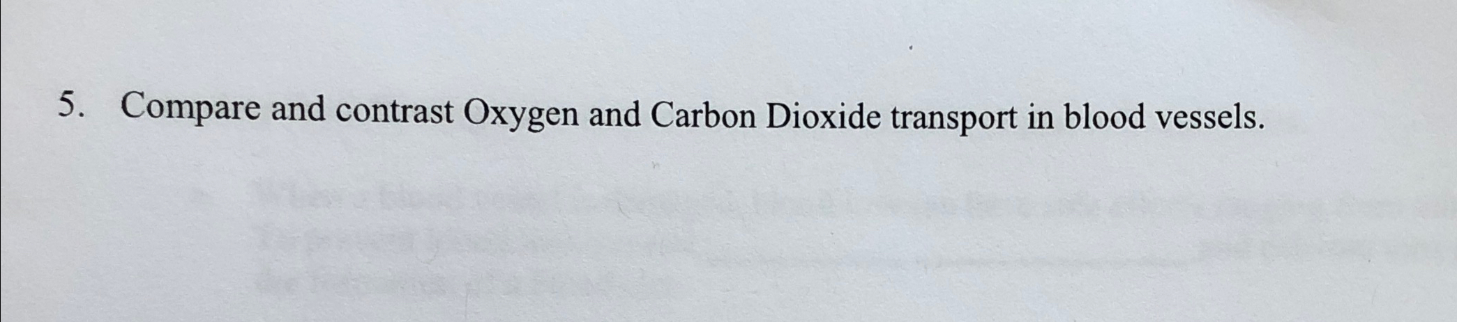 Solved Compare and contrast Oxygen and Carbon Dioxide | Chegg.com