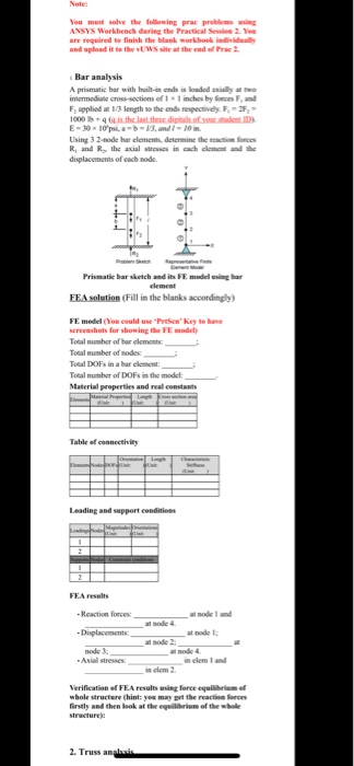 Question 1: 2-D Four-node Plane Finite Element Method | Chegg.com