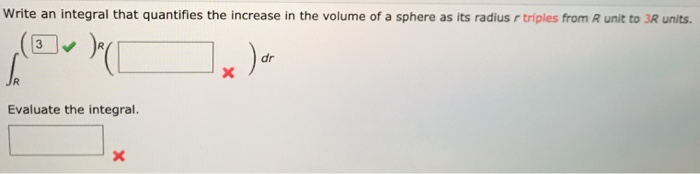 Solved Write an integral that quantifies the increase in the | Chegg.com