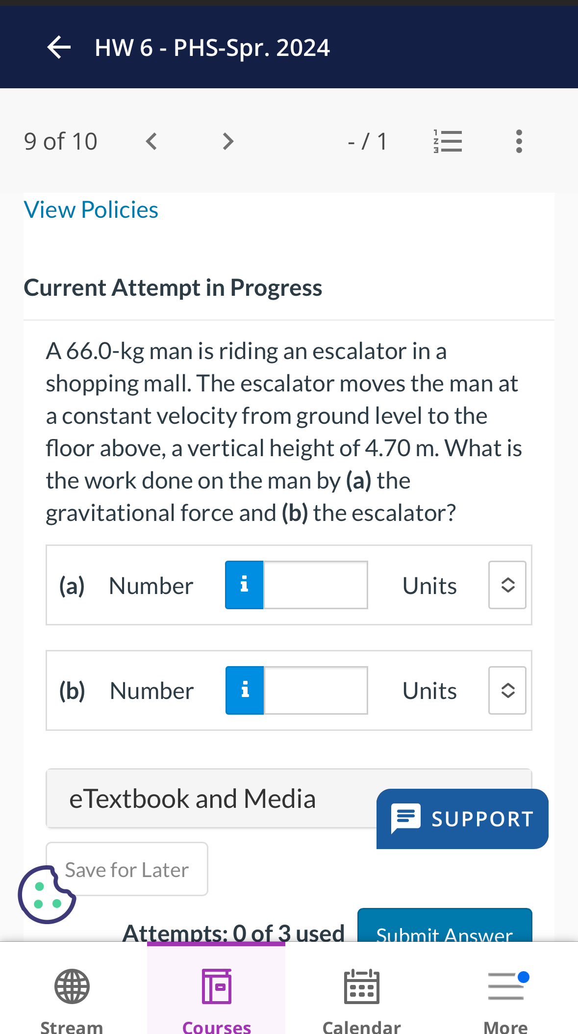 Solved HW 6 - ﻿PHS-Spr. 20249 ﻿of 10-1View PoliciesCurrent | Chegg.com