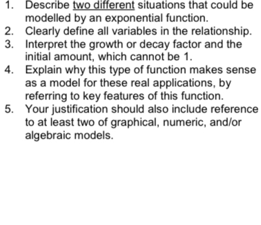 Describe two different situations that could | Chegg.com