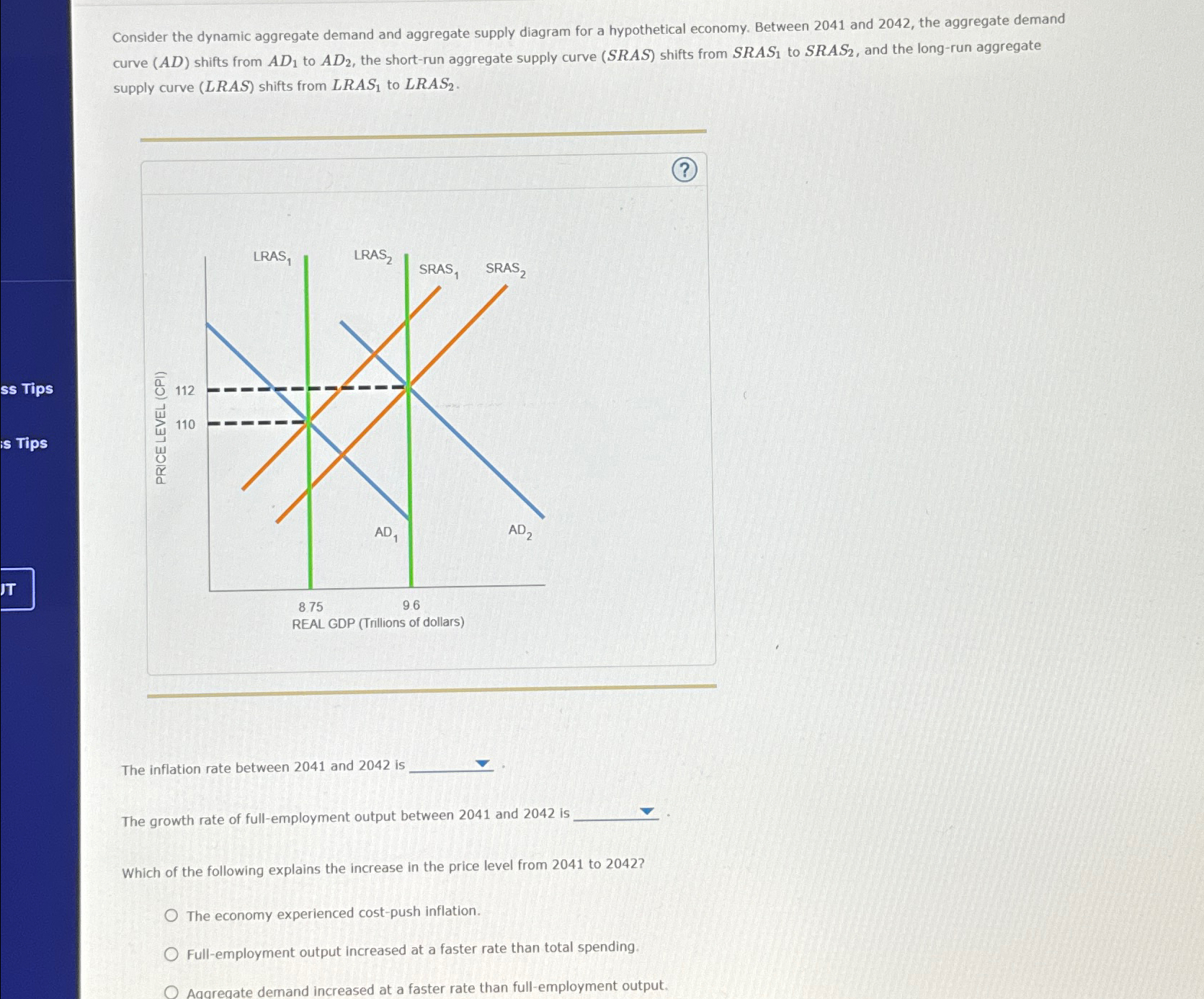 Solved Consider the dynamic aggregate demand and aggregate | Chegg.com