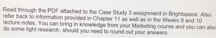 Solved Read through the PDF attached to the Case Study 3 | Chegg.com