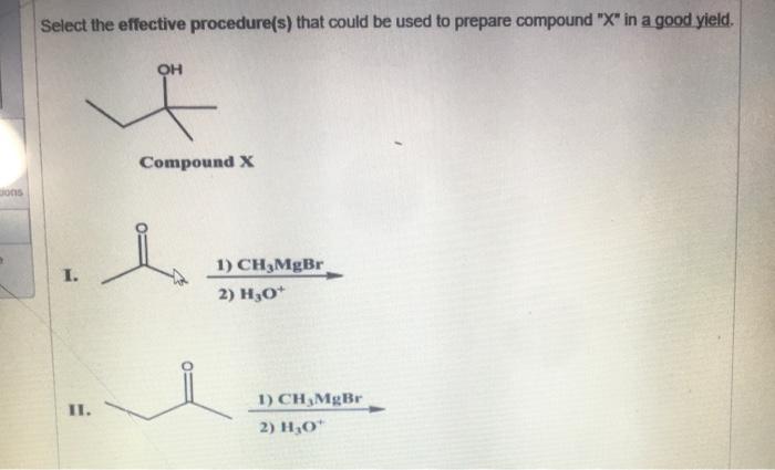 Solved Select the effective procedure(s) that could be used | Chegg.com