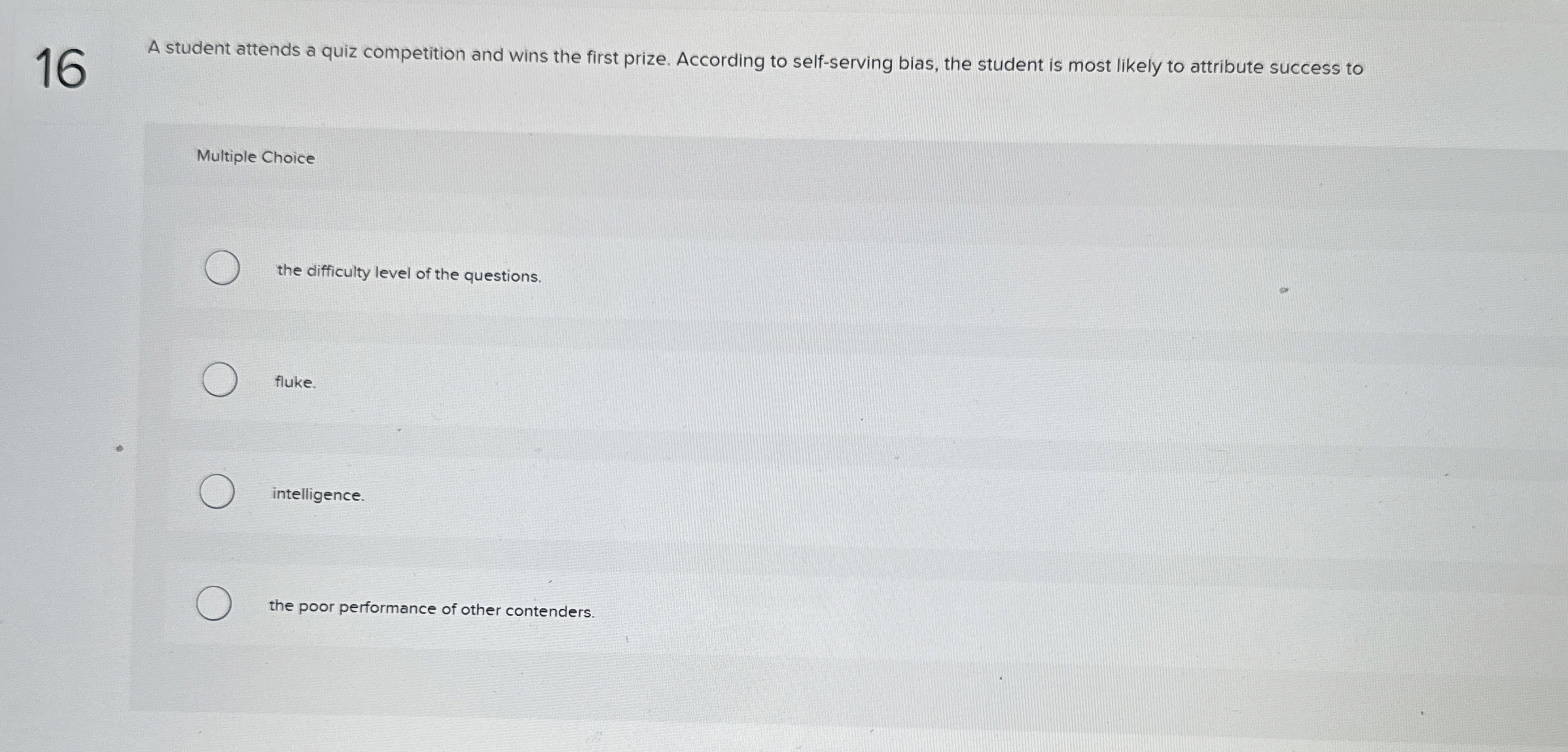Solved 16A student attends a quiz competition and wins the | Chegg.com