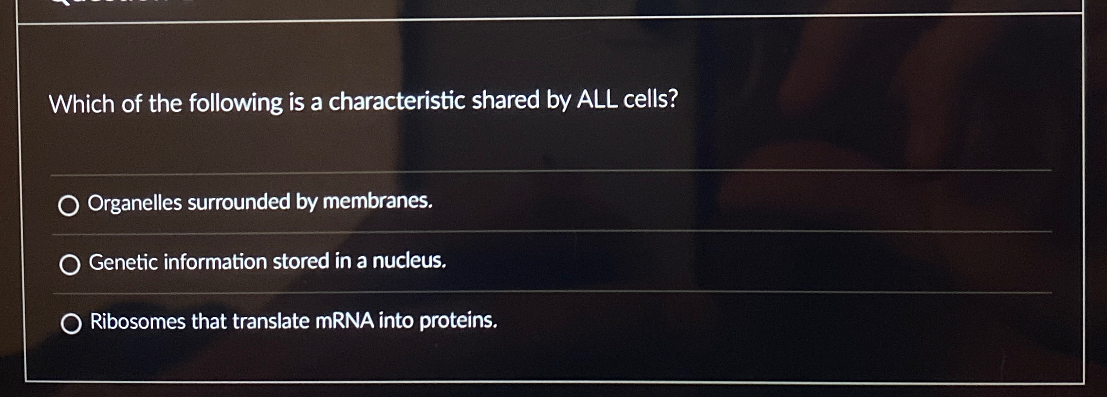 Solved Which of the following is a characteristic shared by | Chegg.com