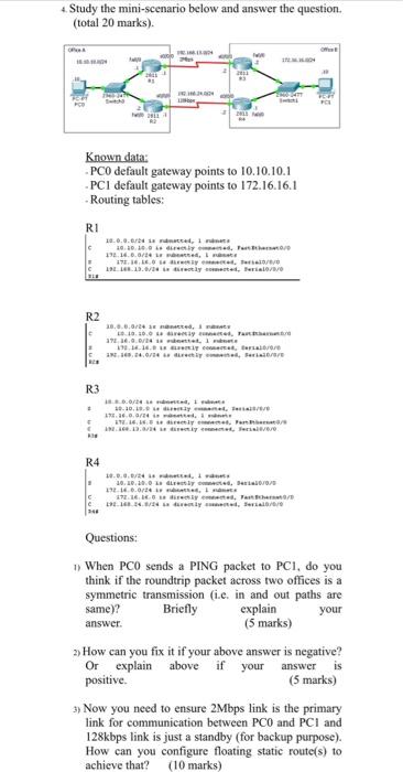 Solved 4. Study the mini-scenario below and answer the | Chegg.com