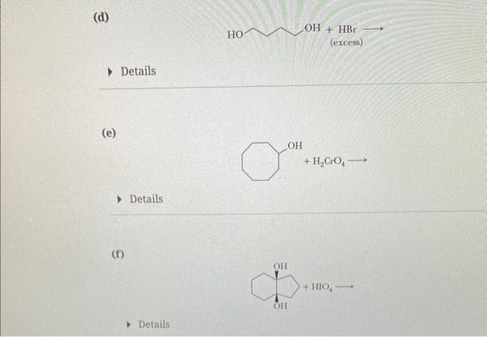 Solved Draw structural formulas for the major organic | Chegg.com