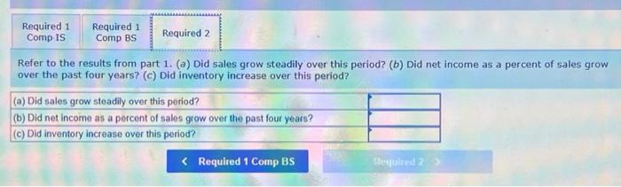 Problem 13-1A (Algo) Calculating and analyzing trend | Chegg.com