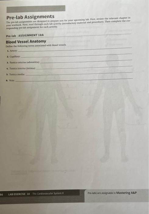 Solved Pre-lab Assignments your textbook. Next. road through | Chegg.com
