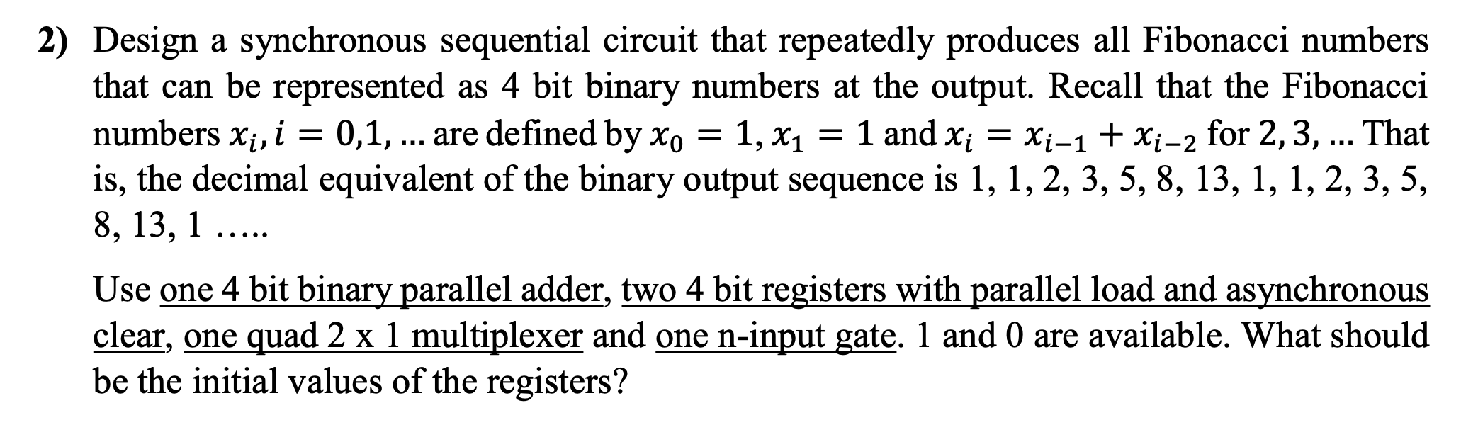 Solved Design A Synchronous Sequential Circuit That