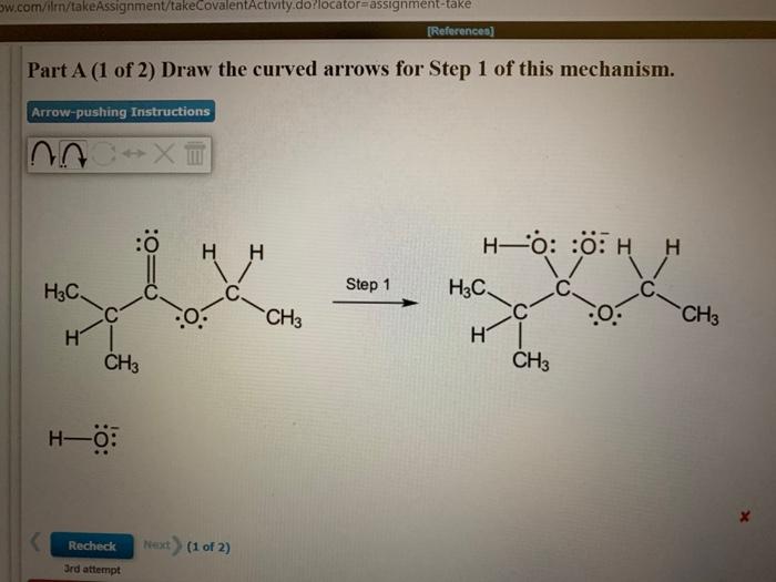 Solved [References] EXERCISE Writing Reaction Mechanisms: | Chegg.com