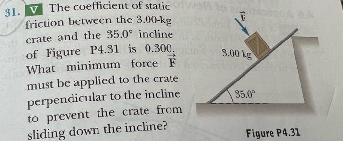 Solved 1. V The coefficient of static friction between the | Chegg.com