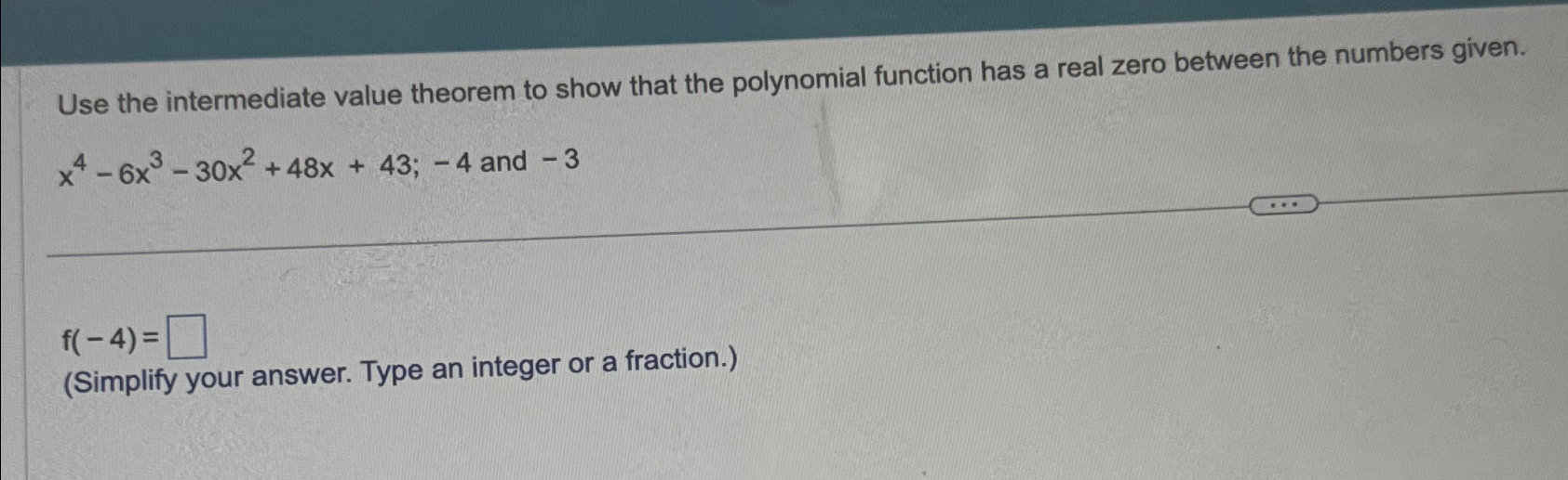 Solved Use the intermediate value theorem to show that the | Chegg.com