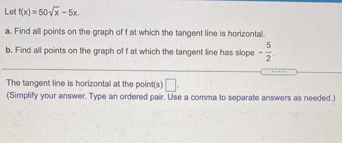 Solved Let f(x) = 2x2 - 4x +1. = a. Find the values of x for | Chegg.com