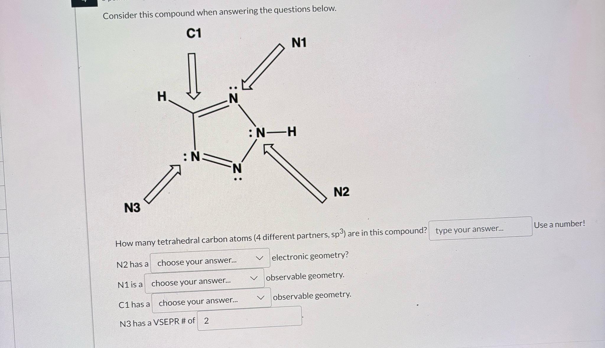 Solved Consider this compound when answering the questions | Chegg.com