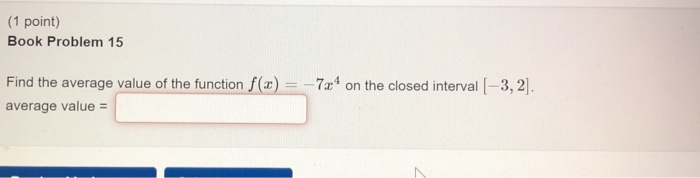 Solved (1 point) Book Problem 21 Consider the function $(w) | Chegg.com
