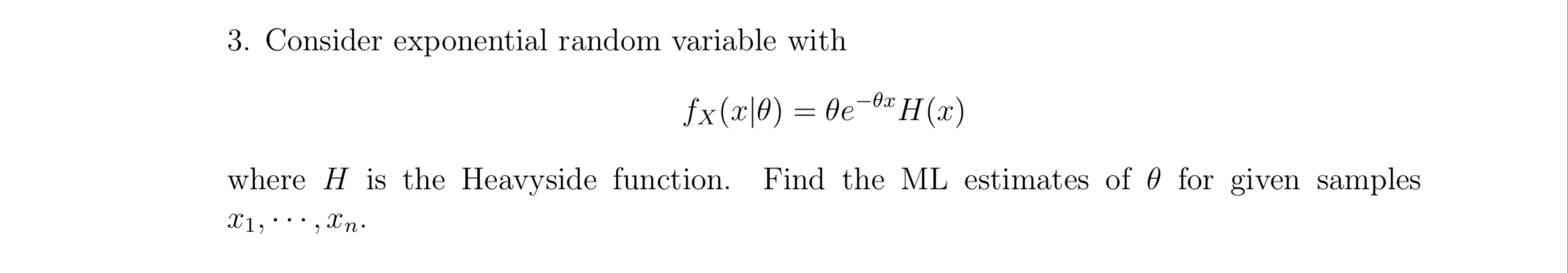 Solved Consider exponential random variable | Chegg.com