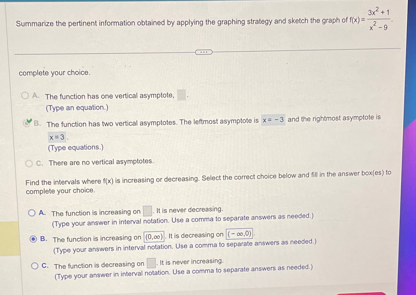 Solved Summarize the pertinent information obtained by | Chegg.com