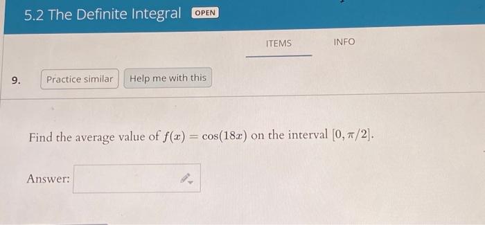 Solved A graph of f is shown above. The numbers shown | Chegg.com