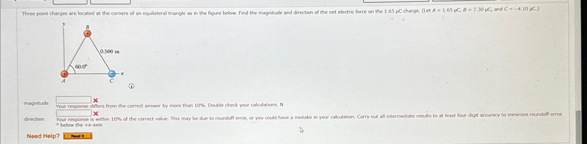 Solved magnitude |x| ﻿Your response differs from the | Chegg.com