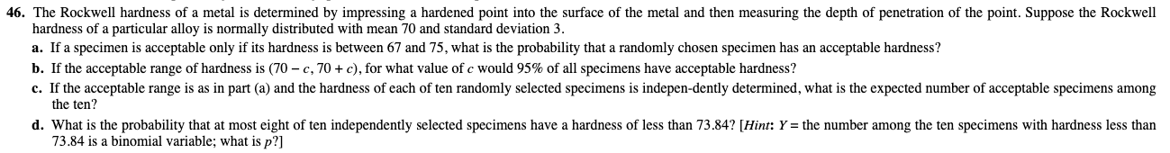 Solved The Rockwell hardness of a metal is determined by | Chegg.com