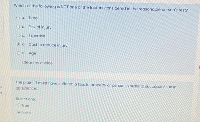 Solved What is the difference between the reasonable | Chegg.com