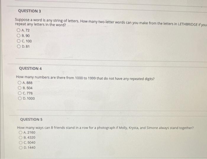 Solved Solve for n. n−2P2=30 A. n=8 B, n=5 C. n=7 D. n=6 | Chegg.com