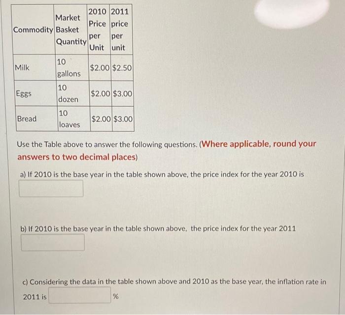 Solved Use the Table above to answer the following | Chegg.com