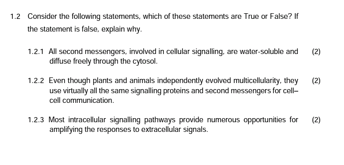 Solved 2 Consider the following statements, which of these | Chegg.com