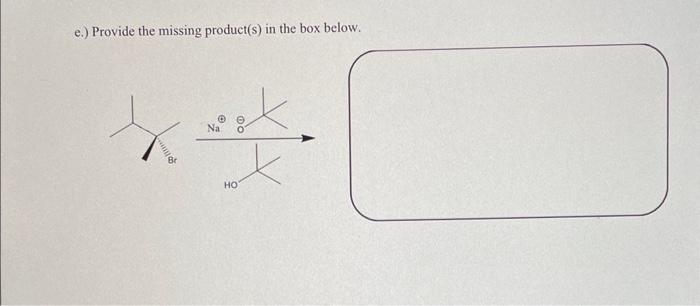 Solved 3.) Provide the missing reactants, products or | Chegg.com