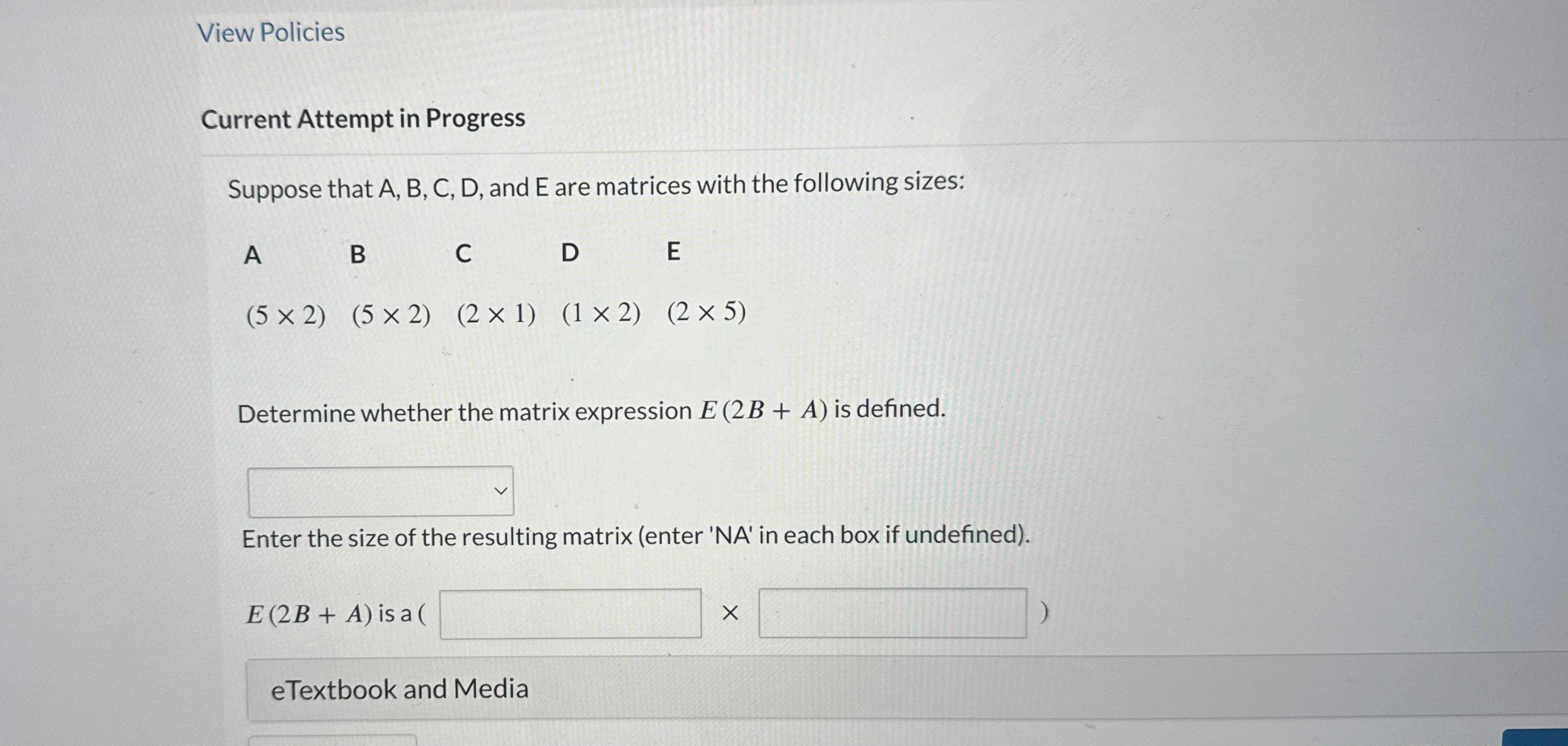 Solved View PoliciesCurrent Attempt in ProgressSuppose that | Chegg.com