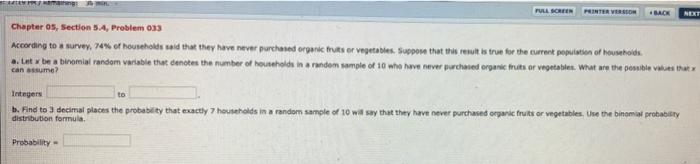 Solved PULL SCREEN PRINTER VERSION BACK Chapter OS, Section | Chegg.com