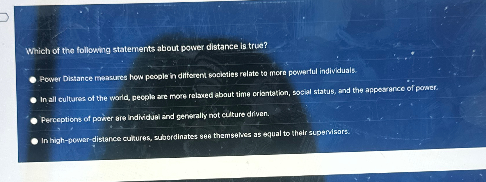 Solved Which of the following statements about power | Chegg.com