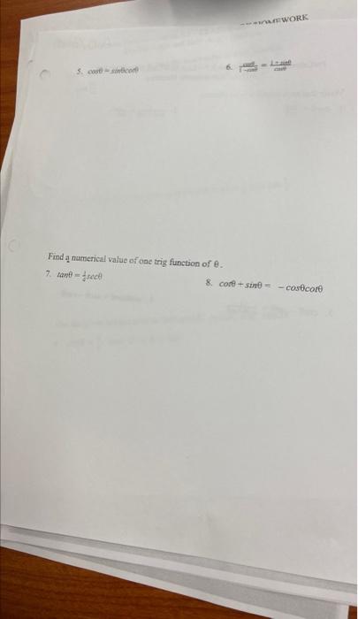 Solved Precalculus Honors Lesson 8 3 Classwork Homework